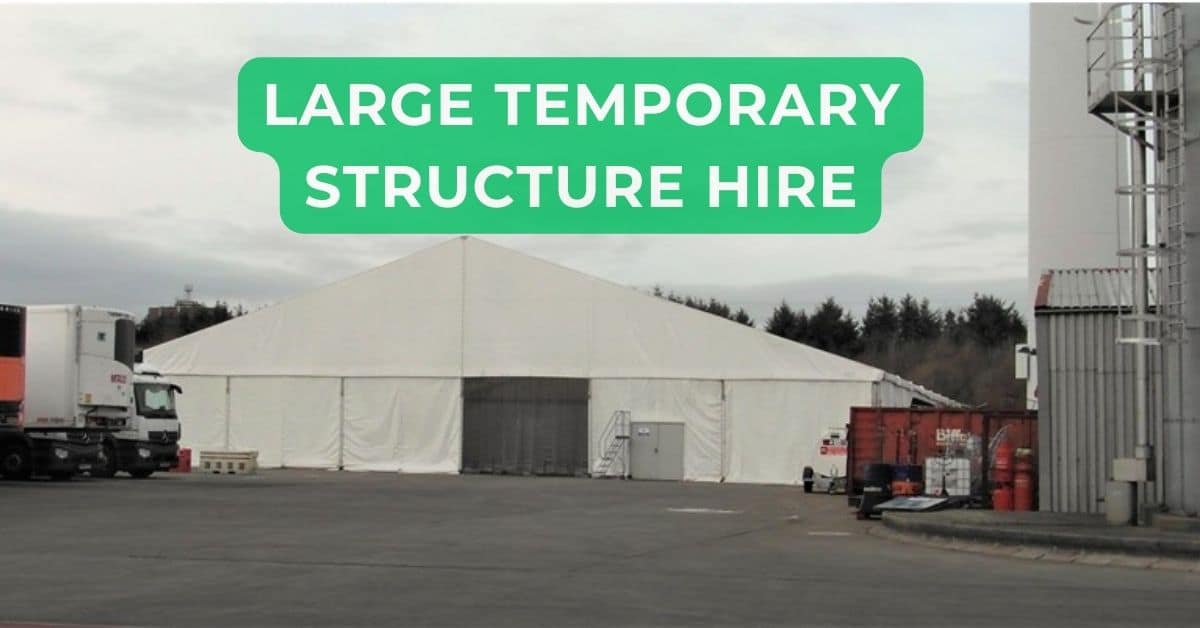 Large Temporary Structure Hire - Purvis Marquees